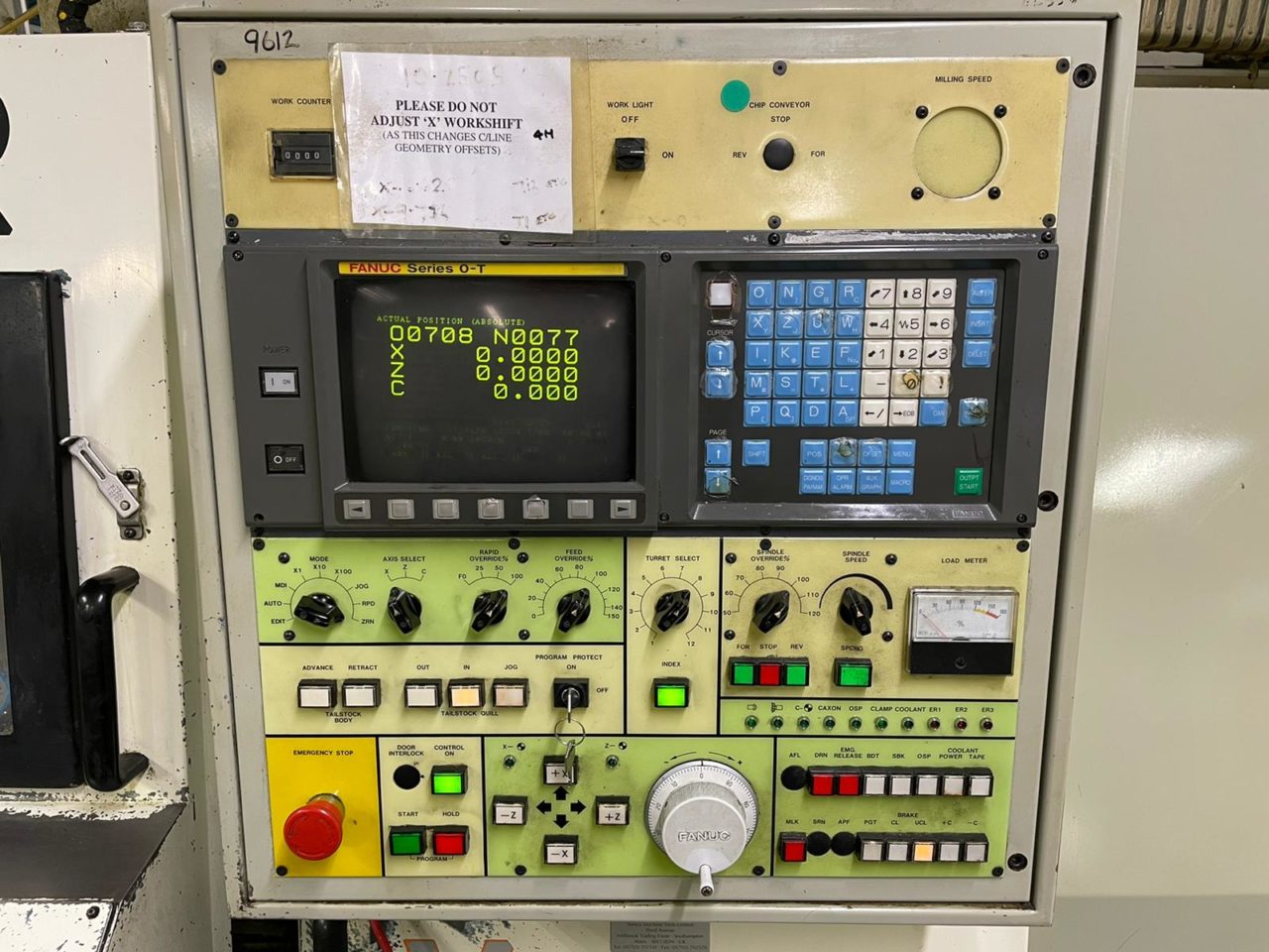 VICTOR Vturn 26 CNC Lathe with C Axis and Driven Tooling. Fanuc OT ...